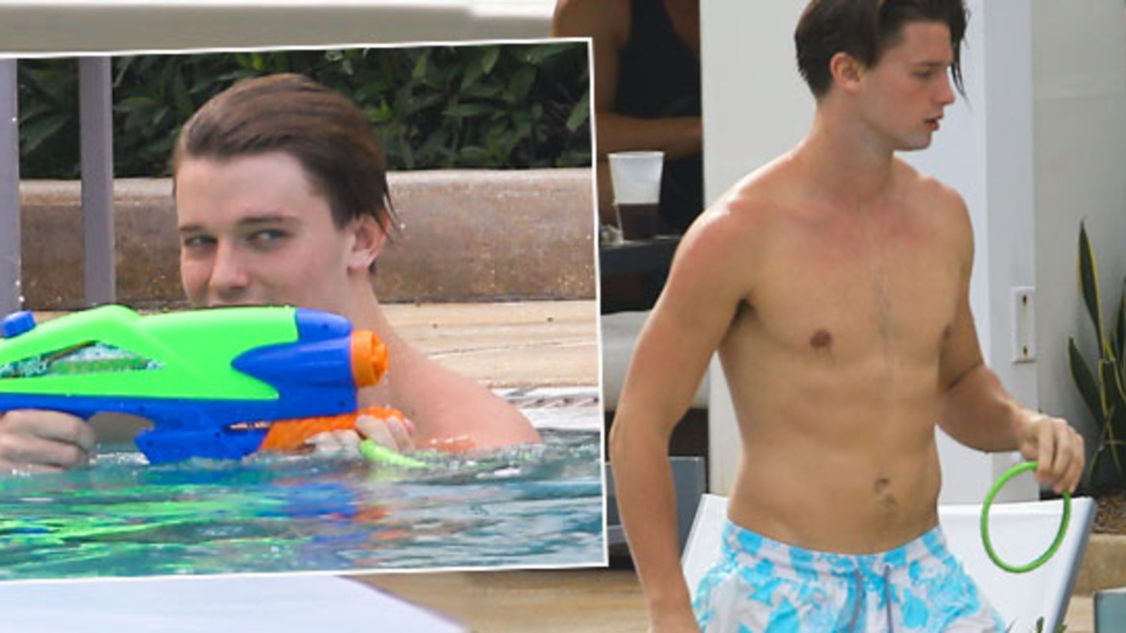 Arnie-Sohn Patrick Schwarzenegger zeigt Muskeln & verspielte Ader - oe24.at