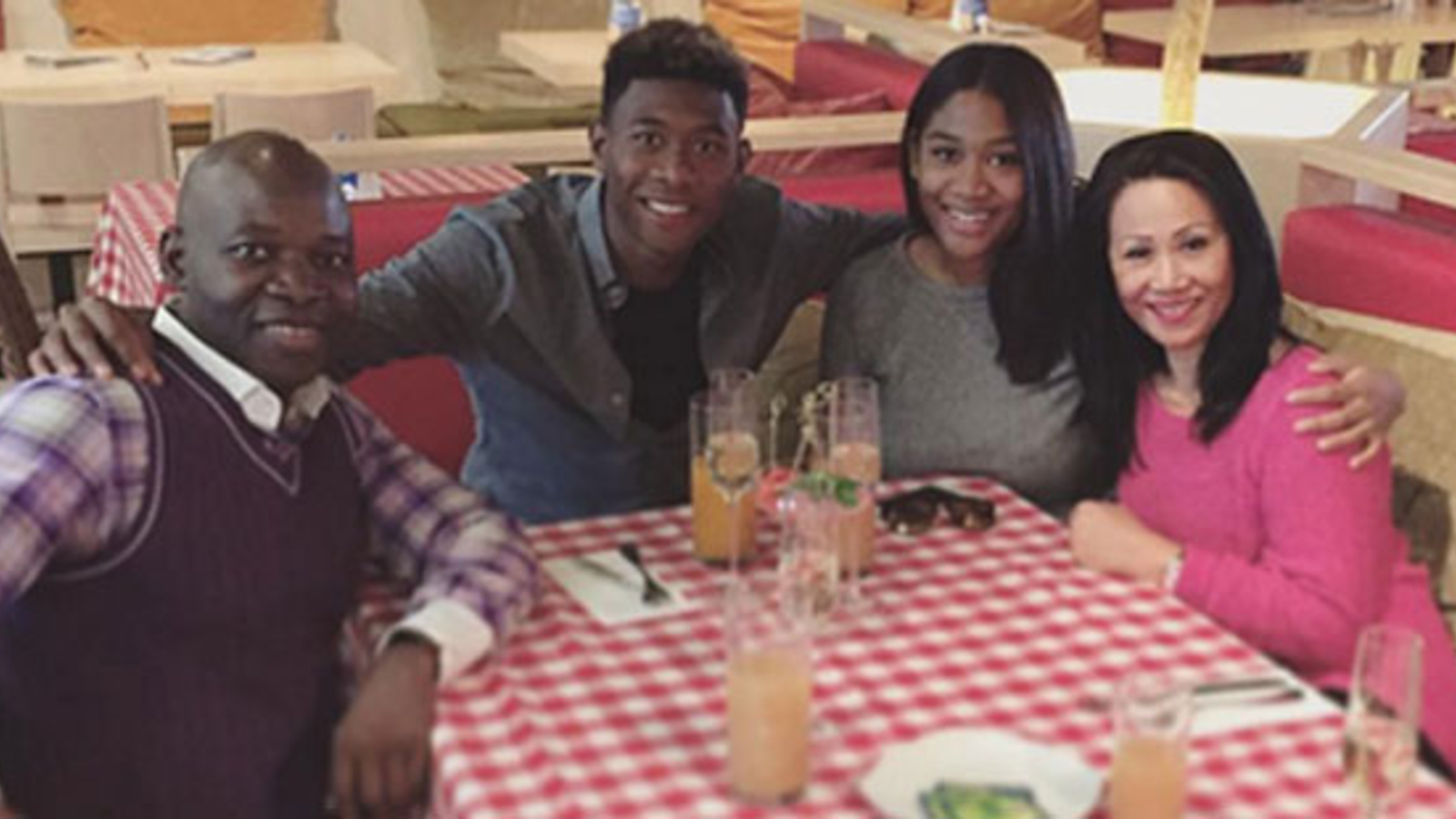 David Alaba: Seltenes Familienfoto