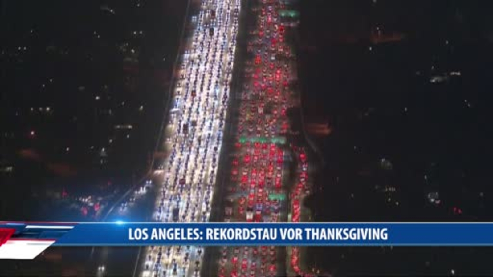 Rekord-Stau legt Los Angeles lahm