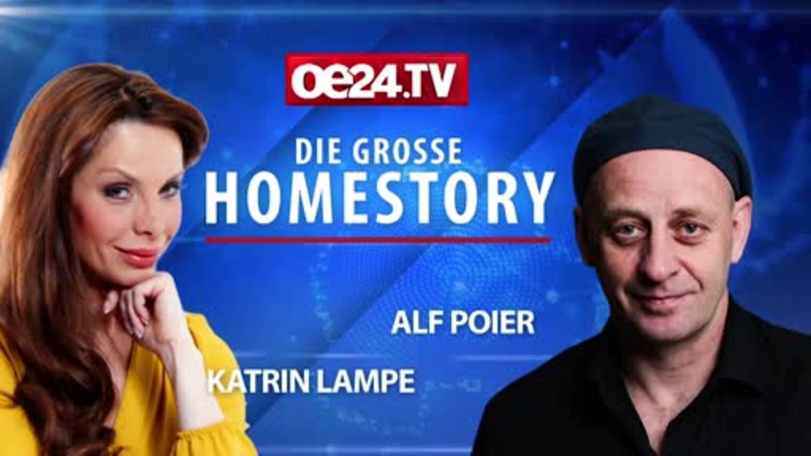 Alf Poier im Talk mit Katrin Lampe - oe24.at