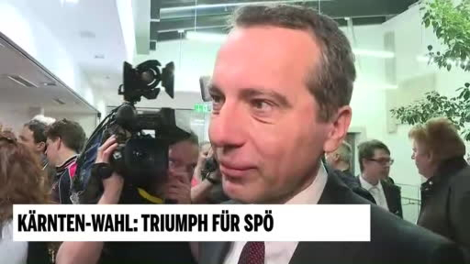 Kärnten-Wahl: Interview mit Christian Kern