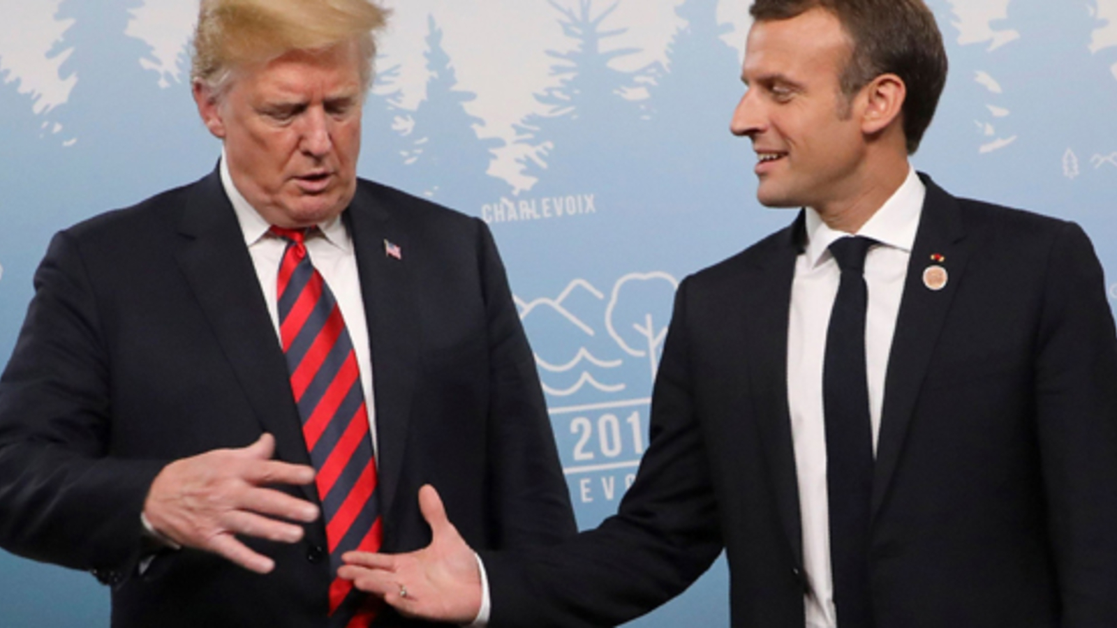 Trump spottet in Tweet über Macron