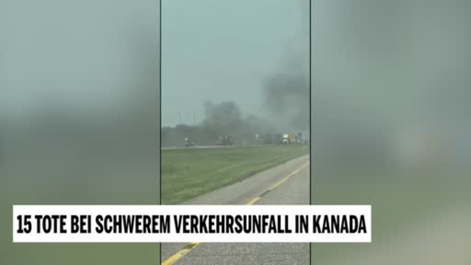 15 Tote bei schwerem Verkehrsunfall in Kanada - oe24.at