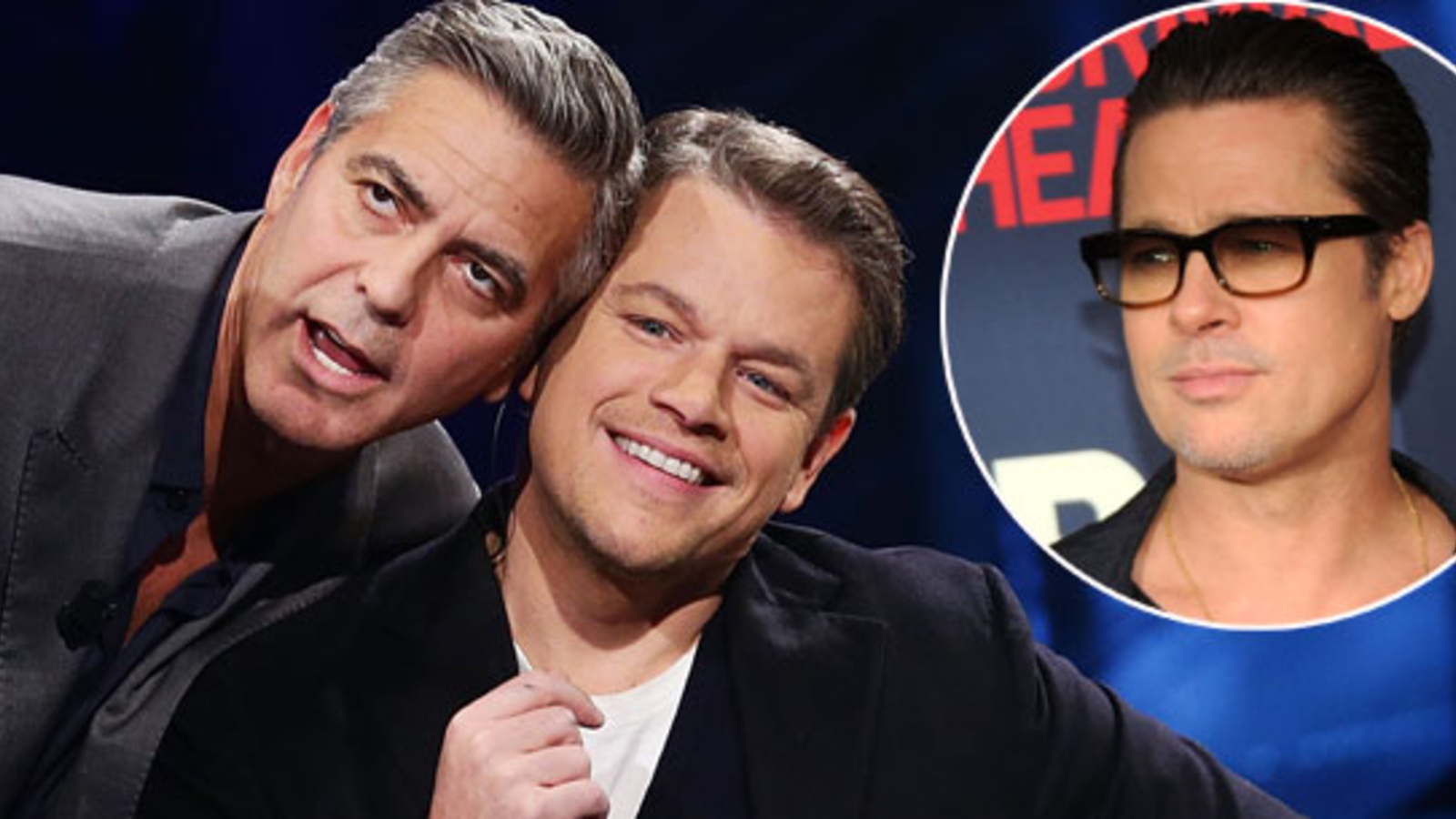 Trauzeuge: George Clooney lässt Brad Pitt wegen Matt Damon abblitzen