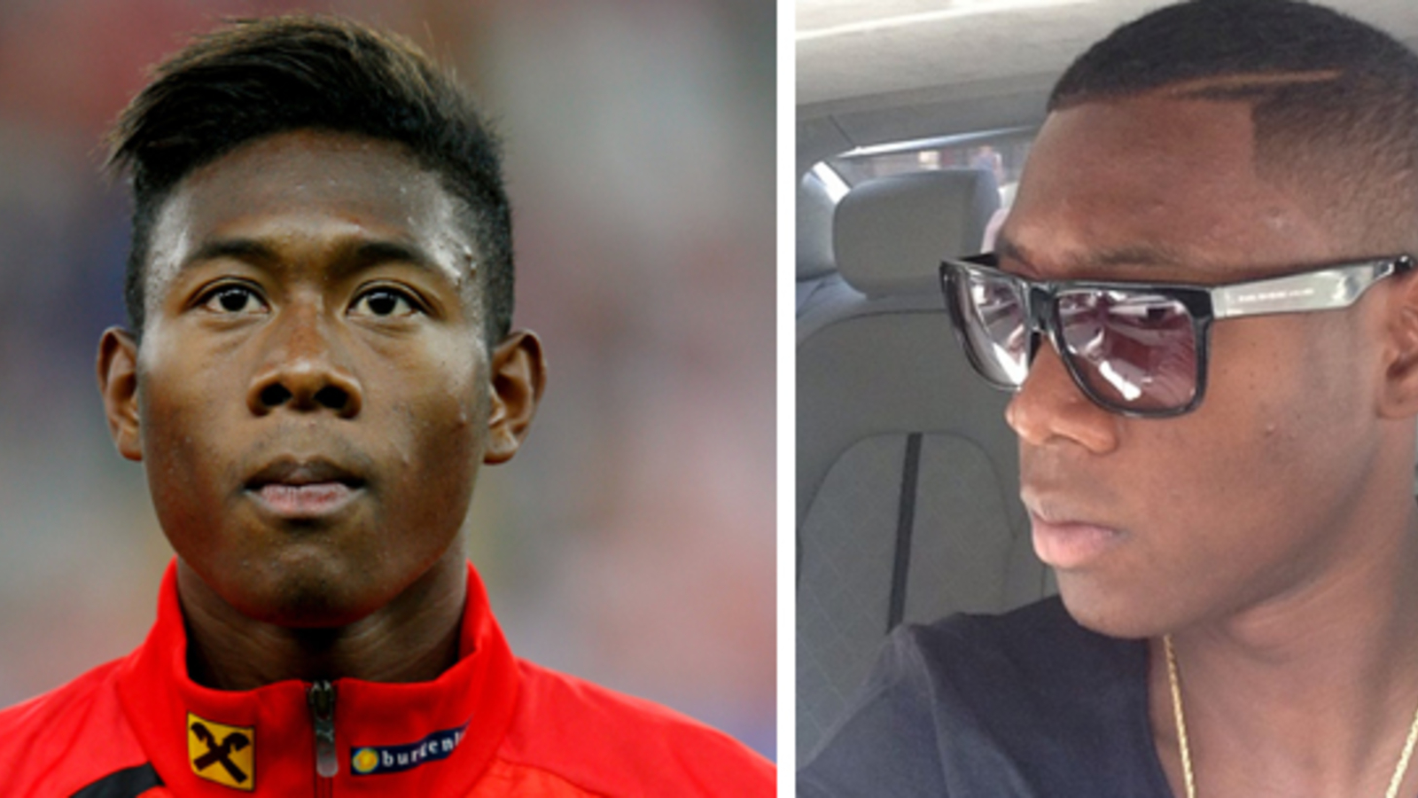 Haare ab! Alaba mit neuem Styling