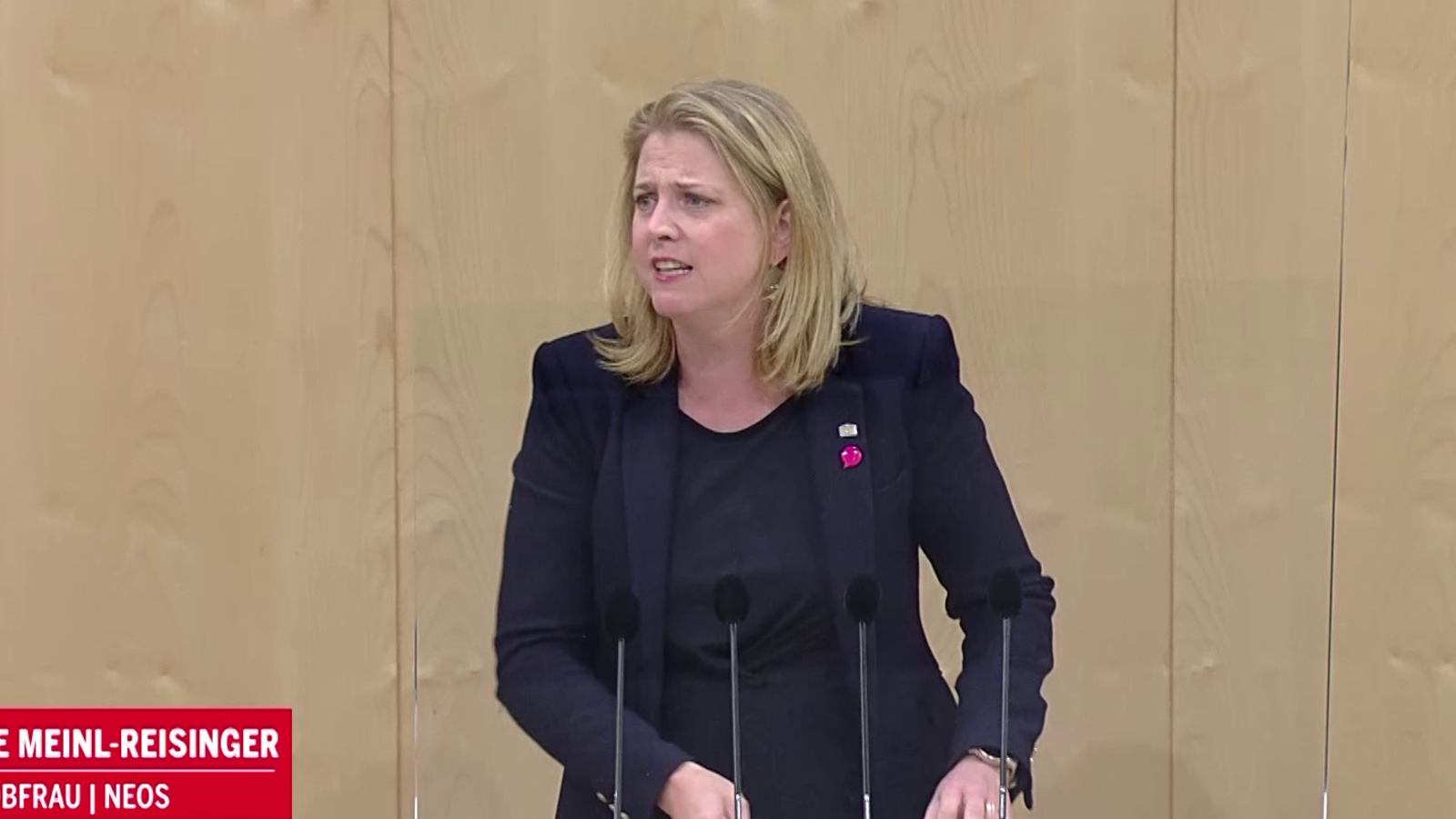 Dringliche Anfrage: Beate Meinl-Reisinger über Impfchaos - oe24.at Dringliche Anfrage: Beate Meinl-Reisinger über Impfchaos - oe24.at