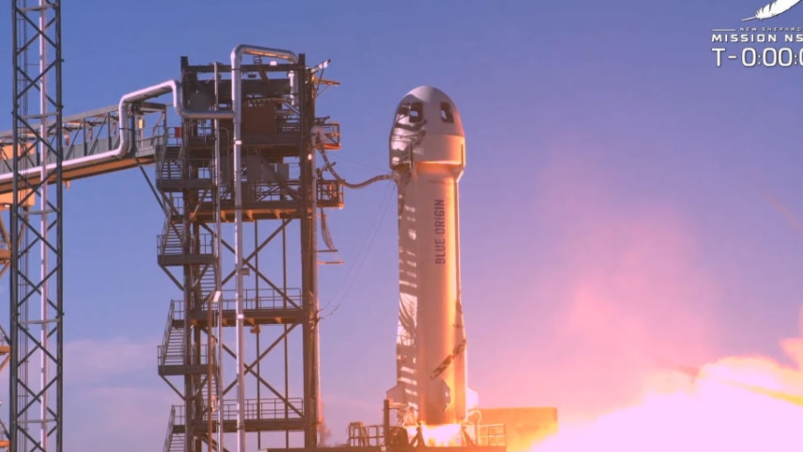 Weltraum-Firma | Rakete von Bezos Blue Origin stürzt bei Start ab