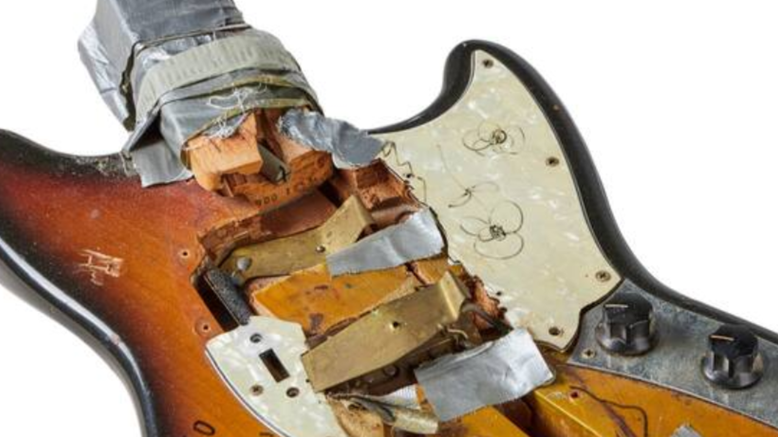 Kaputt geschlagen: Für so viel Geld wurde Kurt Cobains Gitarre versteigert