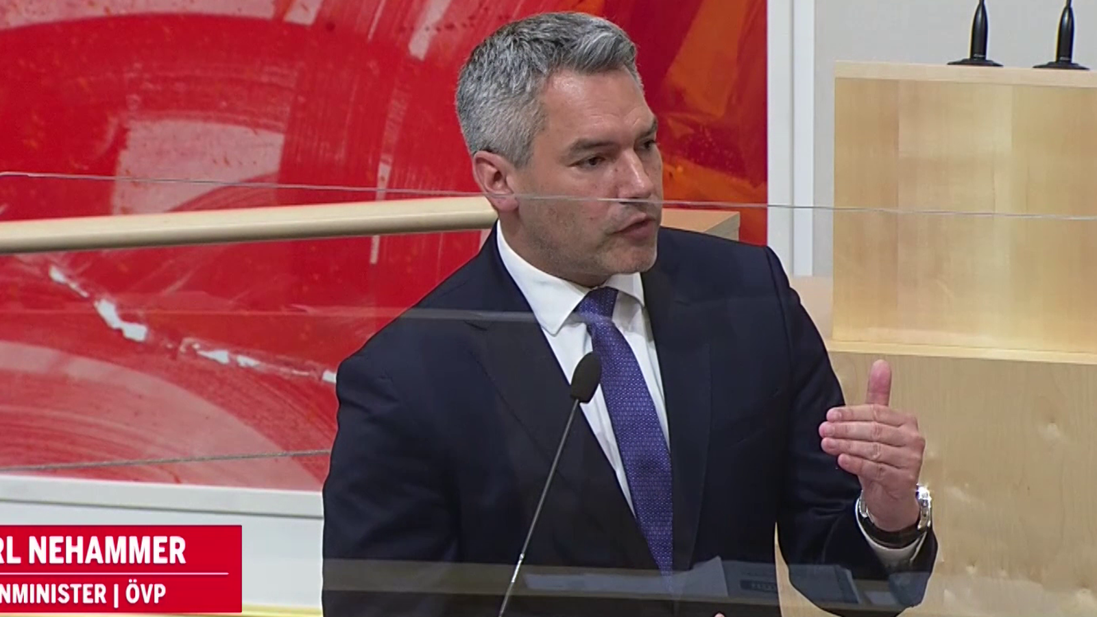 Statement von Nehammer