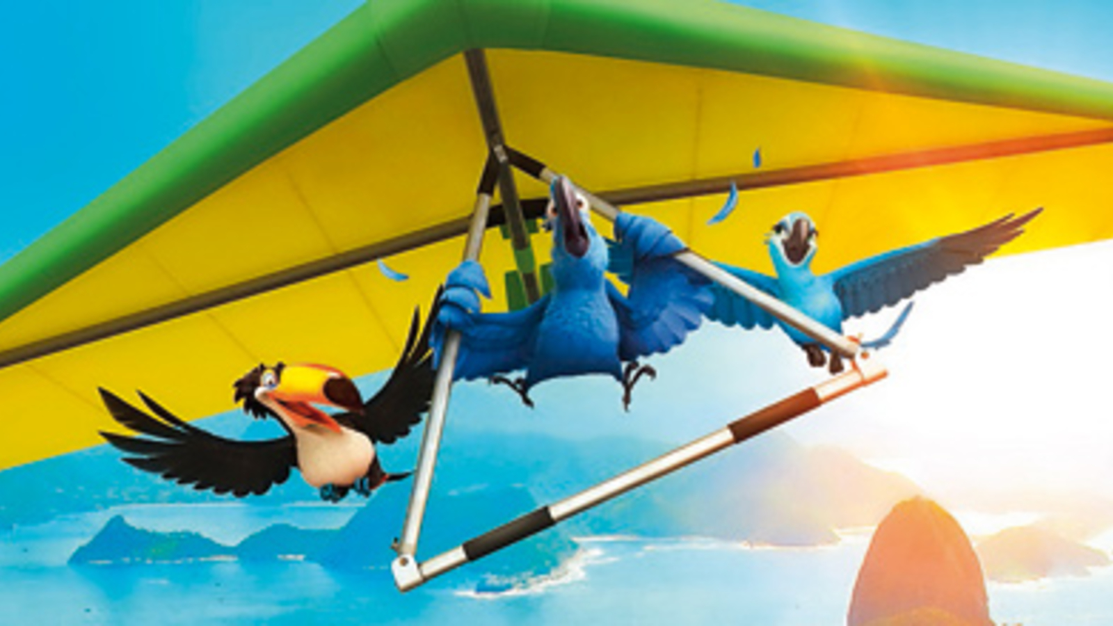 Rio Ice Age Zwei Papageien auf der Flucht