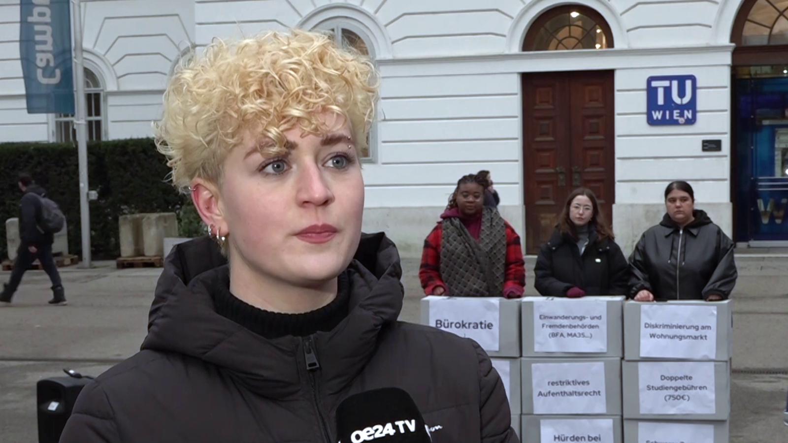 Keya Baier | ÖH-Aktion: "Gute Bildung muss für alle möglich sein"