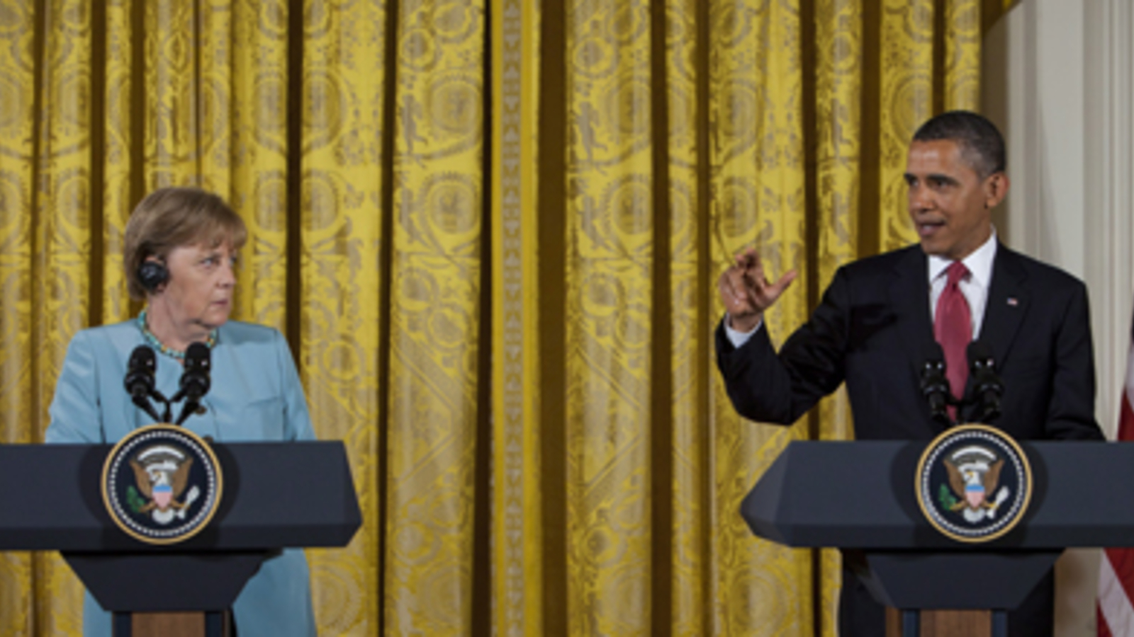 Obama und Merkel: "Gaddafi muss weg"