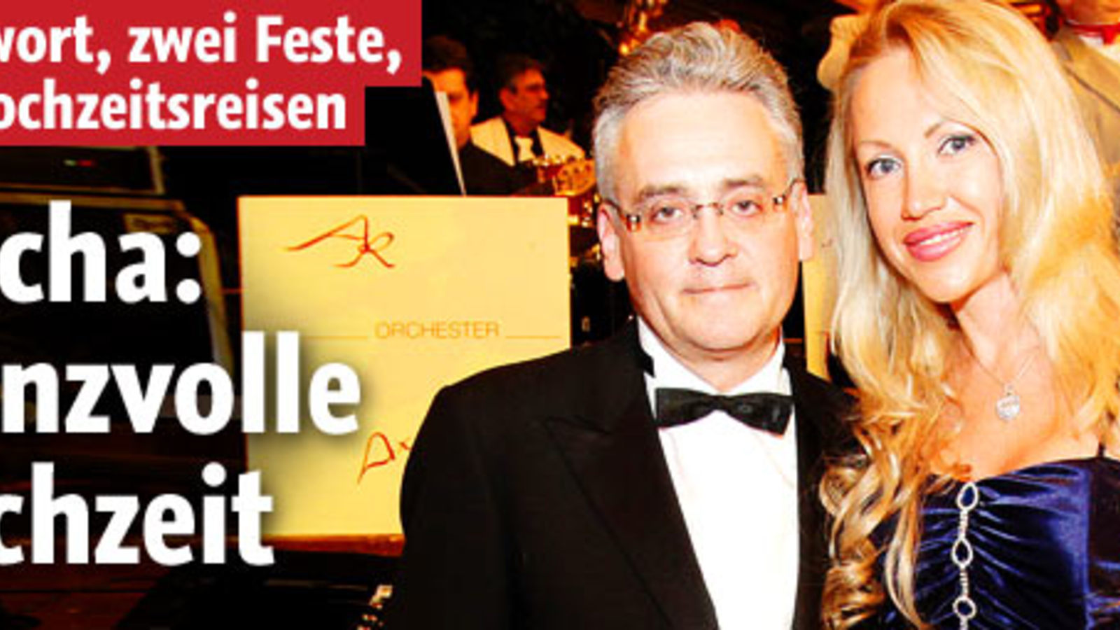 Christian Mucha: Glanzvolle Hochzeit Ekaterina Soboleva Palais Auersperg