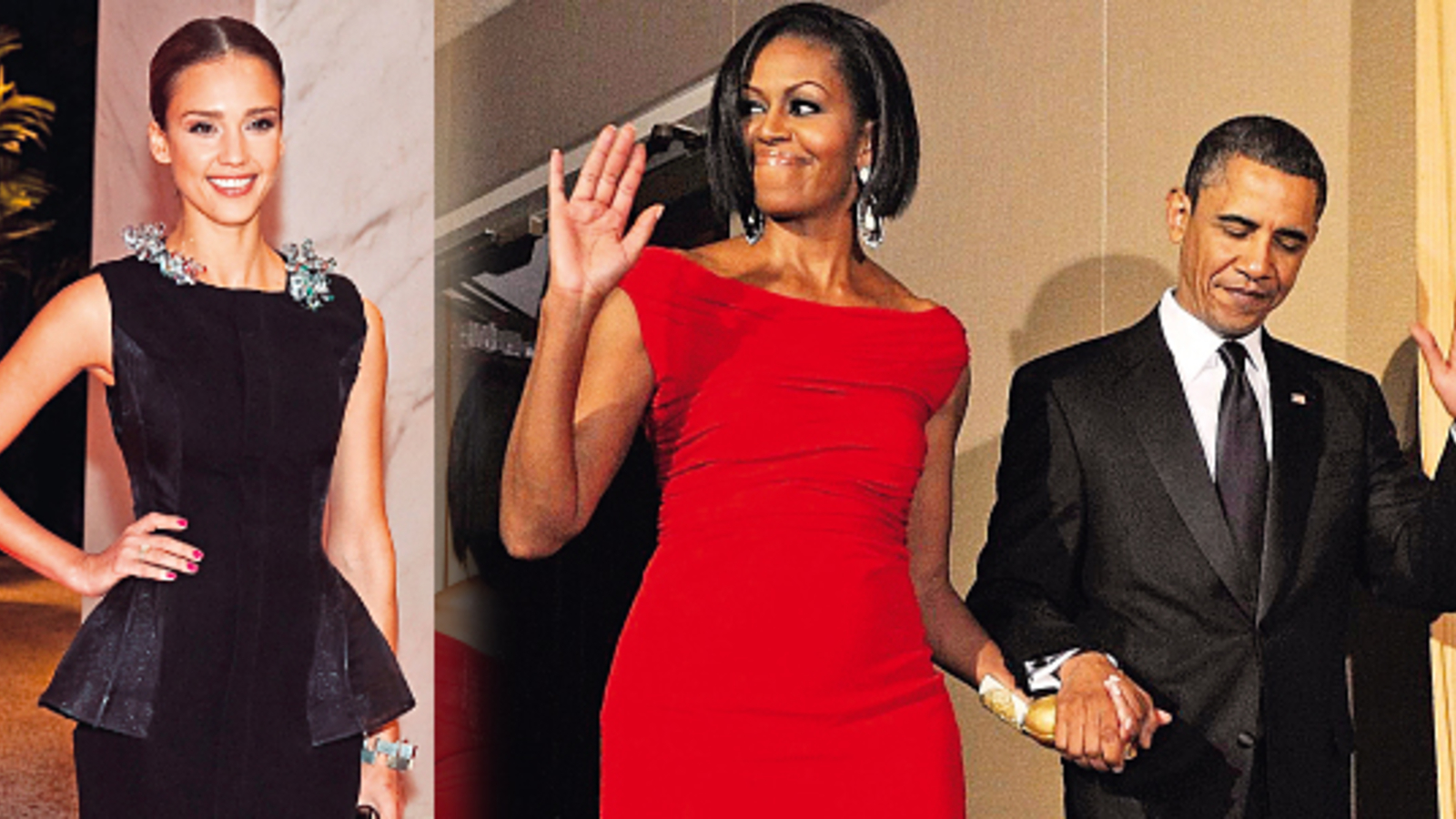 Obamas Promi-Dinner USA Barack Obama Gala Dinner Präsident MIchelle ...