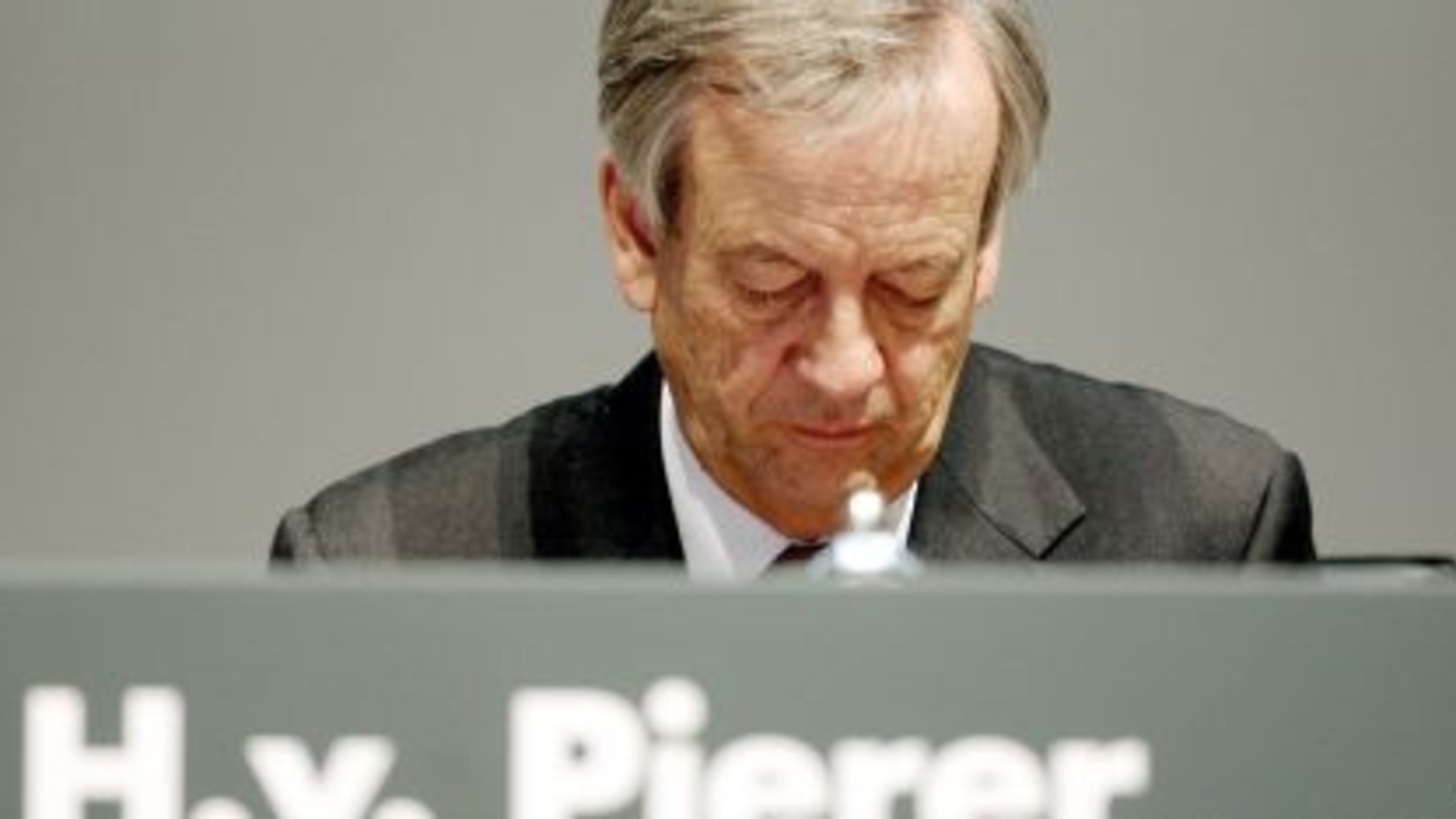 Zeit für Pierer läuft ab: Showdown bei Siemens