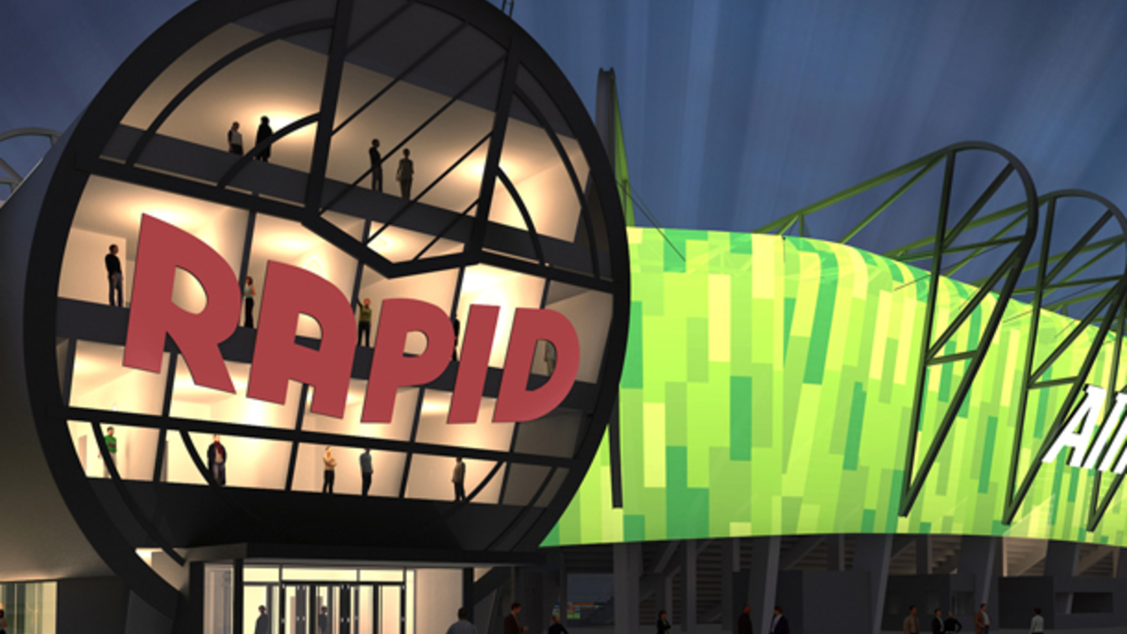 Das ist das neue Rapid-Stadion - oe24.at