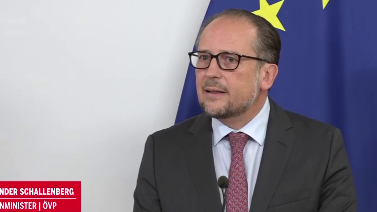 Alexander Schallenberg zur aktuellen Afghanistan-Lage - oe24.at