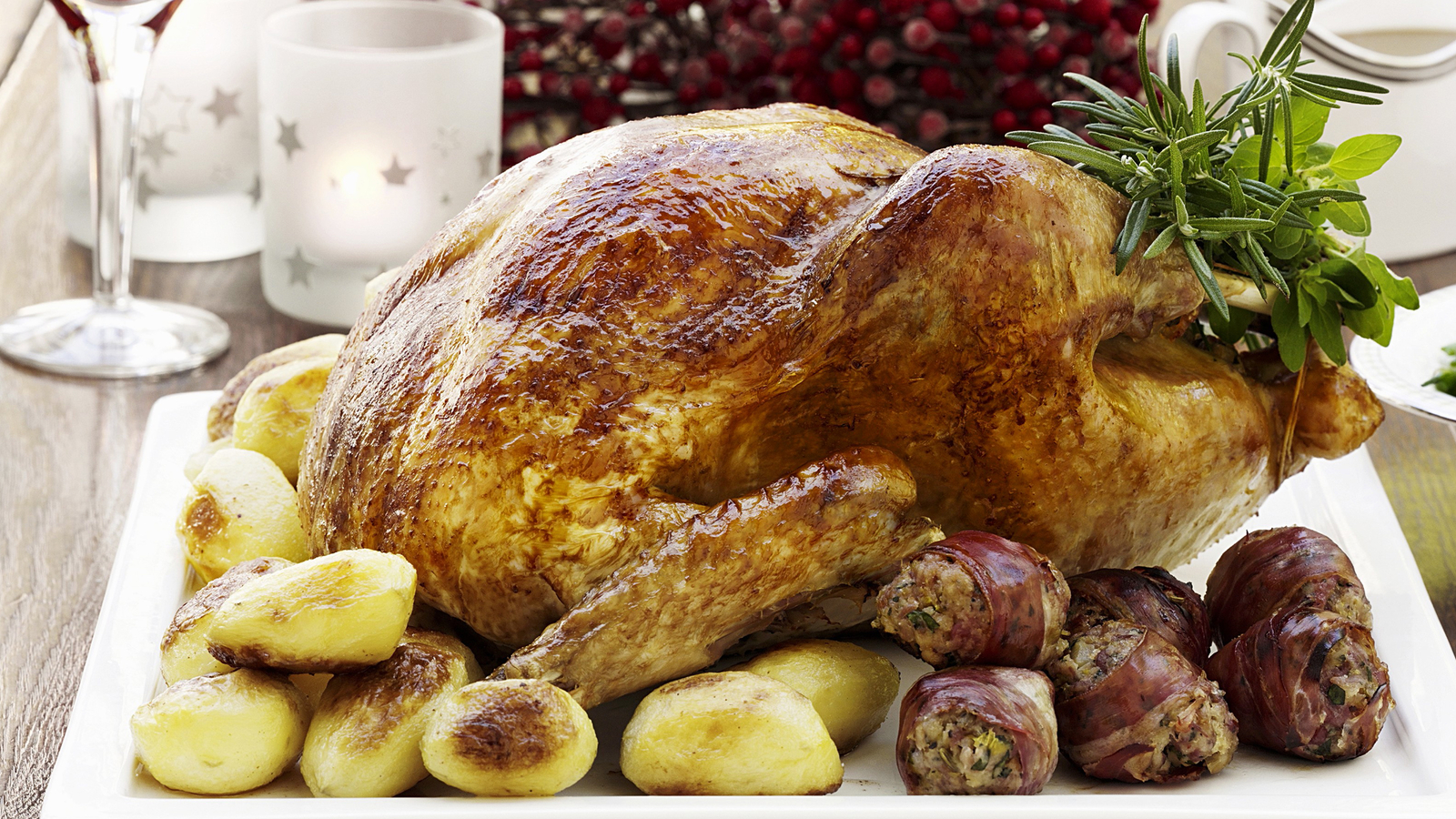 Truthahn mit Prosciuttoknödeln