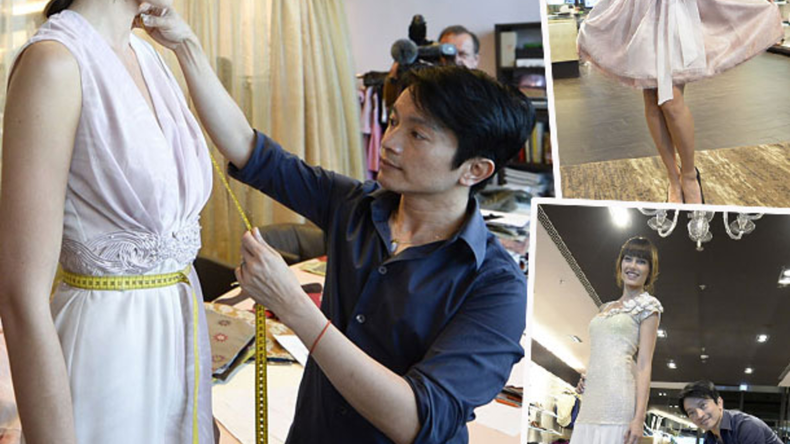 Miss Austria Ena Kadic: Anprobe bei La Hong