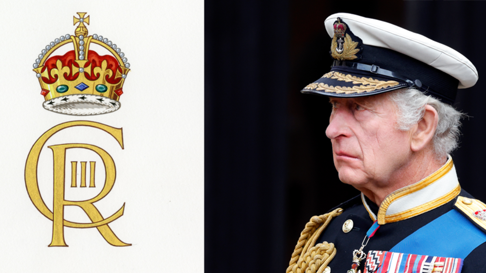 This is what King Charles III's official monogram looks like. out ...