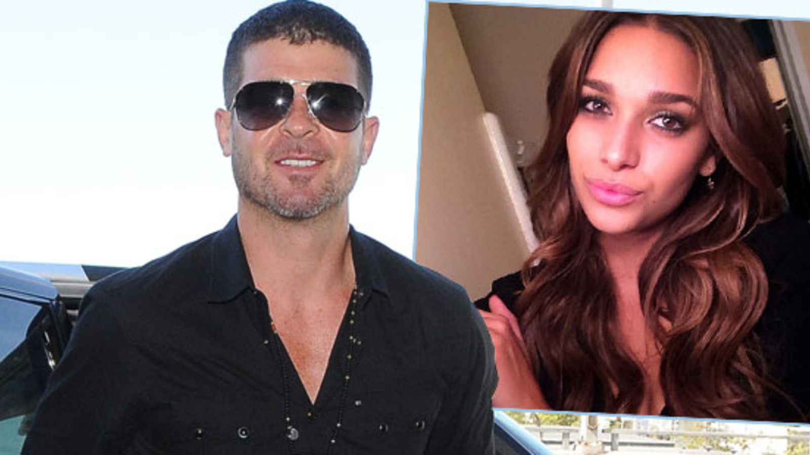 Robin Thicke tröstet sich mit jungem Model