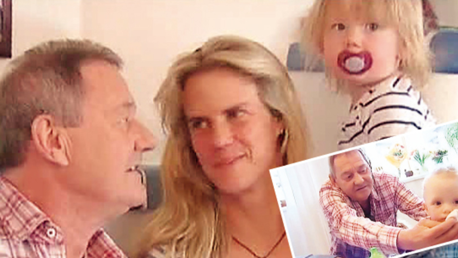 Ambros zeigt die Zwillinge