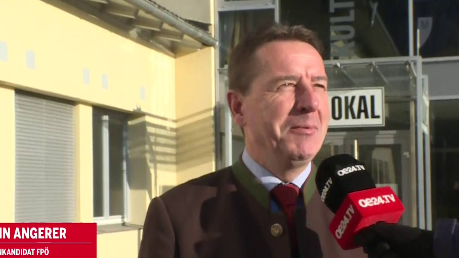 Kärnten-Wahl: Erwin Angerer gibt seine Stimme ab - oe24.at