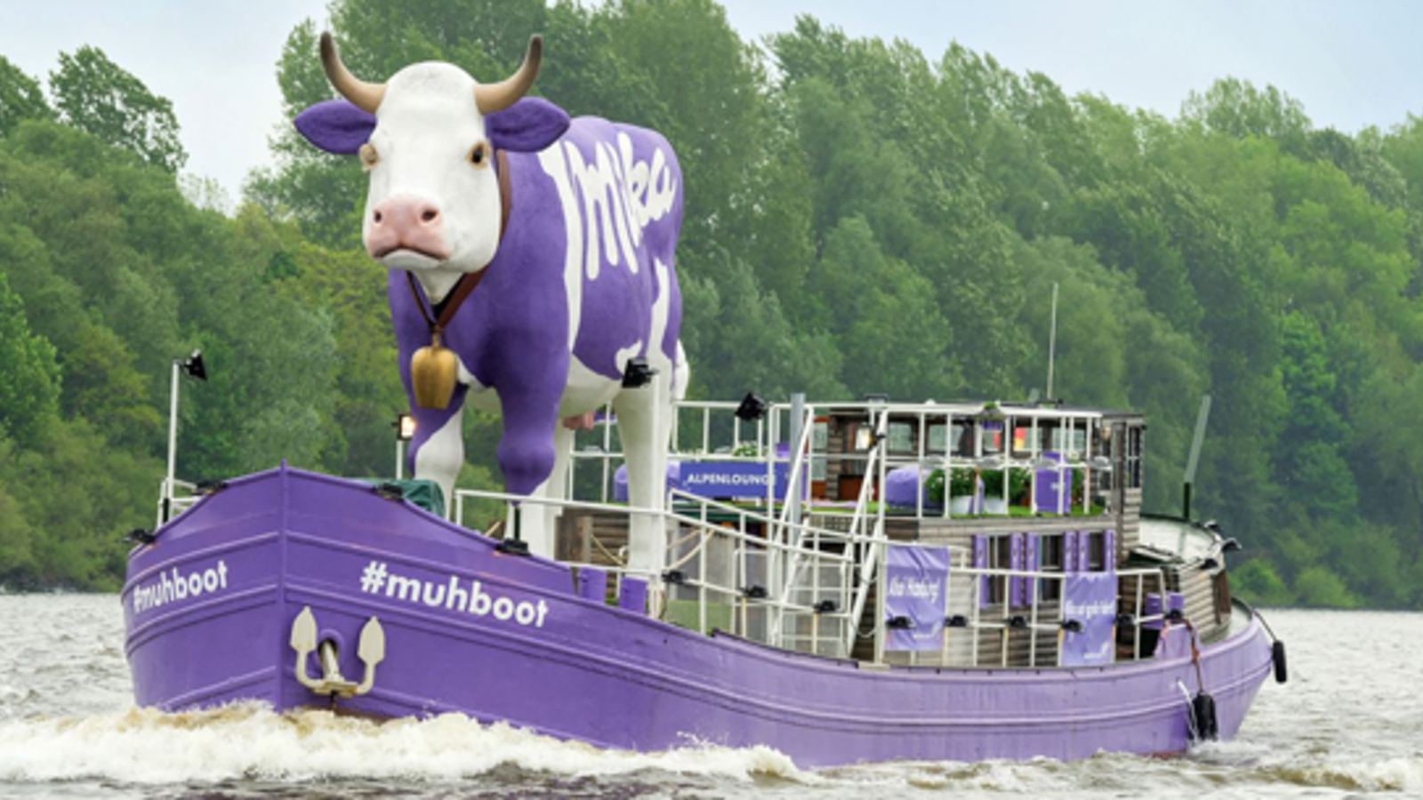 Milka Kuh auf dem Donauinselfest