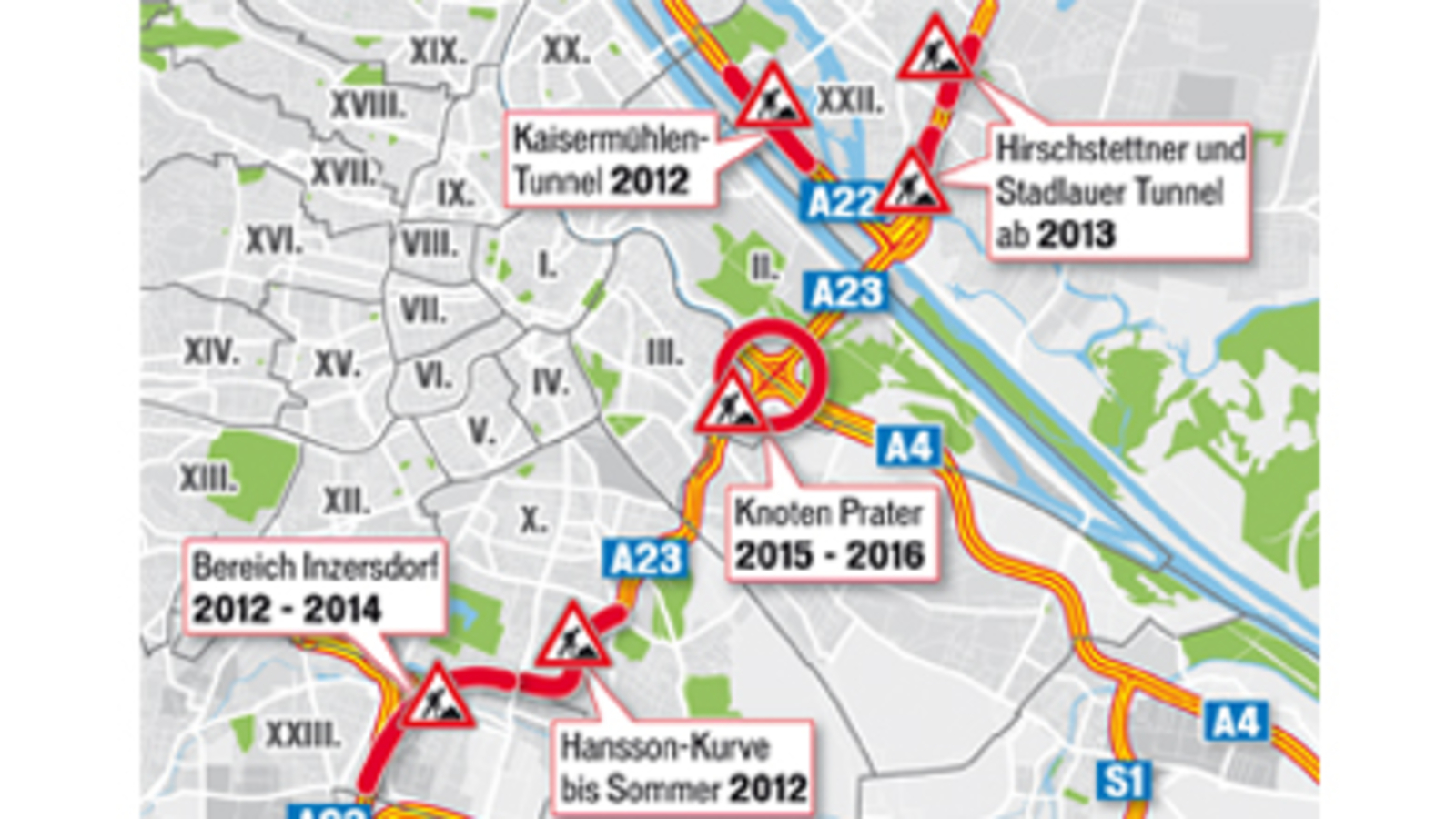 Wiener A23: Tangente ist reif für den Abbruch - oe24.at