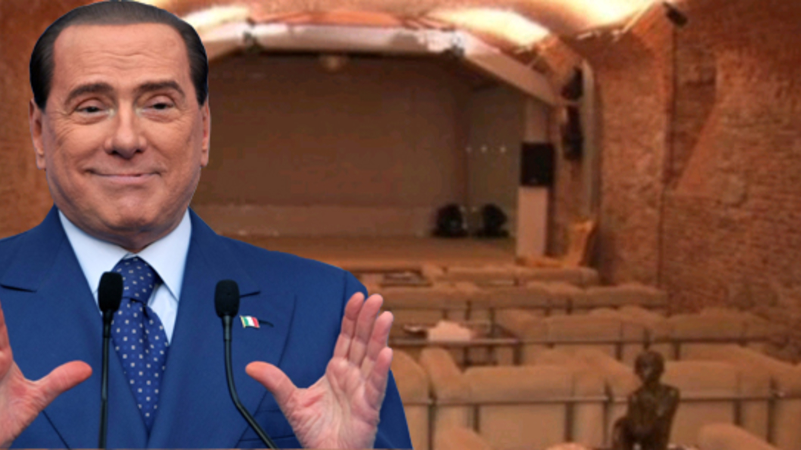 Berlusconi zeigt Bunga-Bunga-Tempel