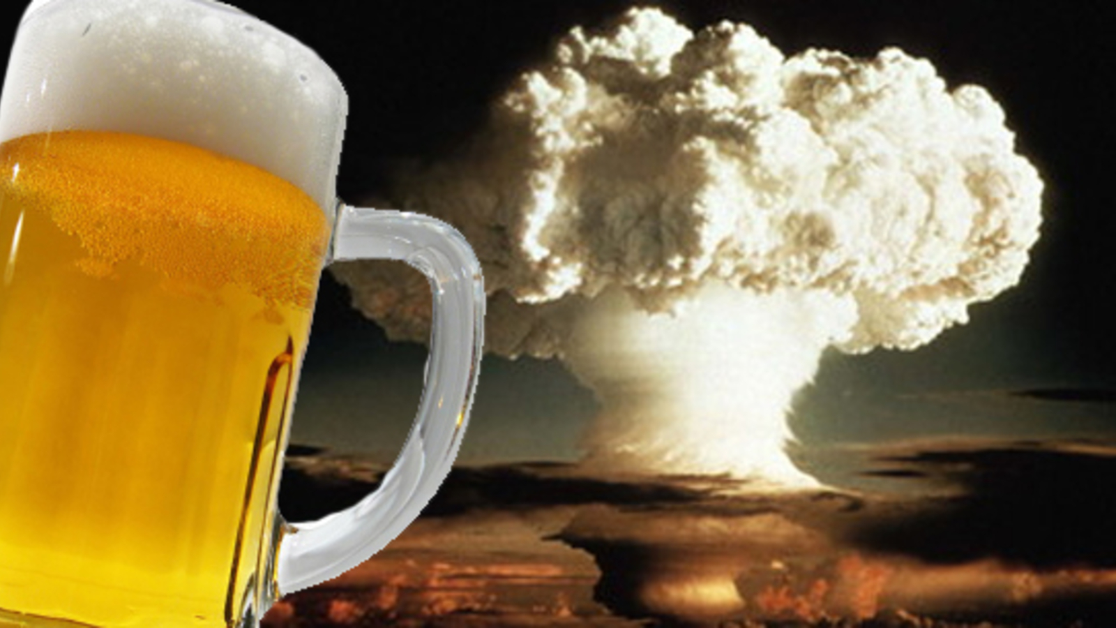 Bier auch nach Atombombe trinkbar