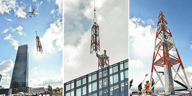 Spektakuläres Video zeigt Bau des DC Towers - oe24.at