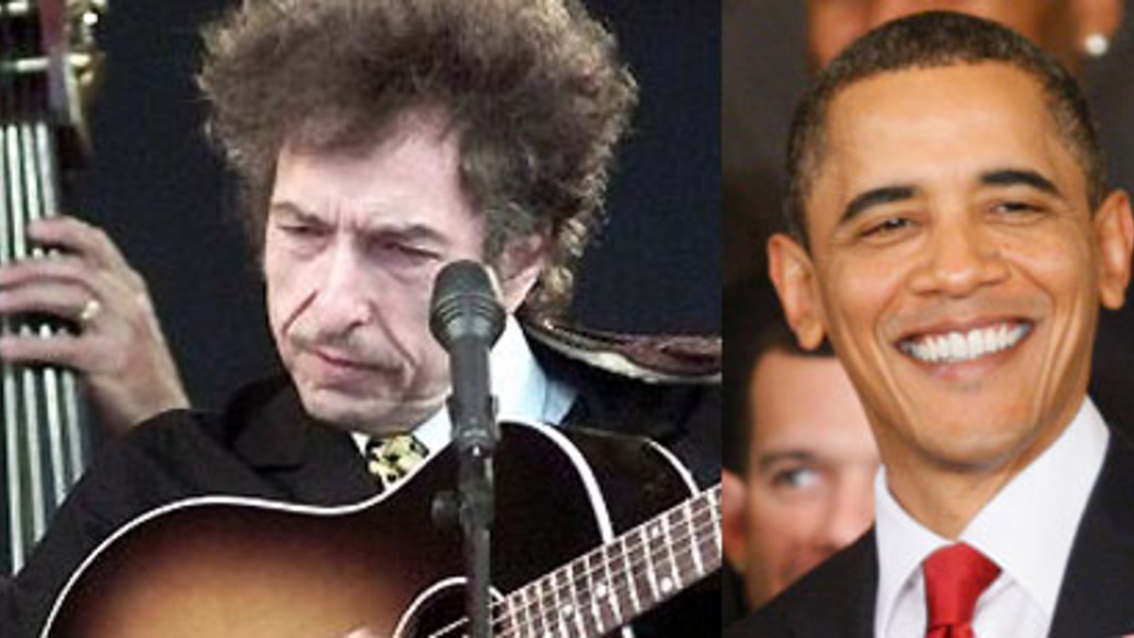 Bob Dylan singt Barack Obama Ständchen
