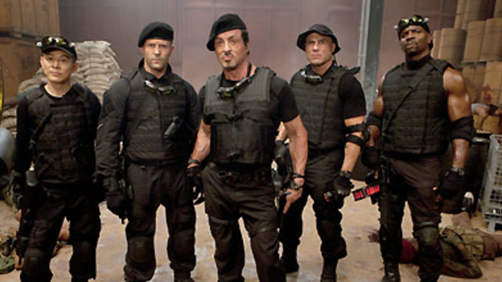 The Expendables Sylvester Stallone Jet Li Dolph Lundgren Arnold ...