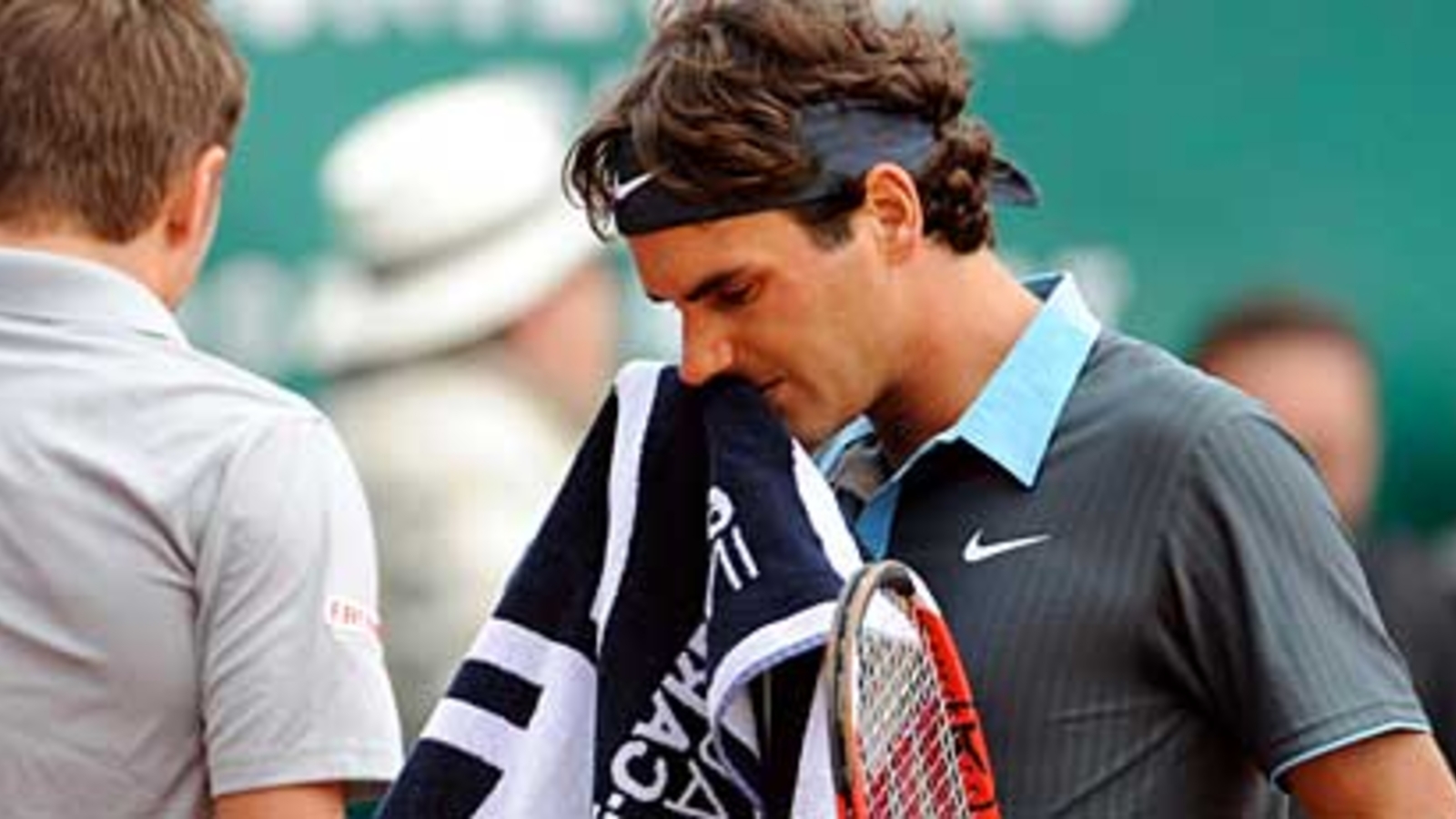 Federer völlig frustriert