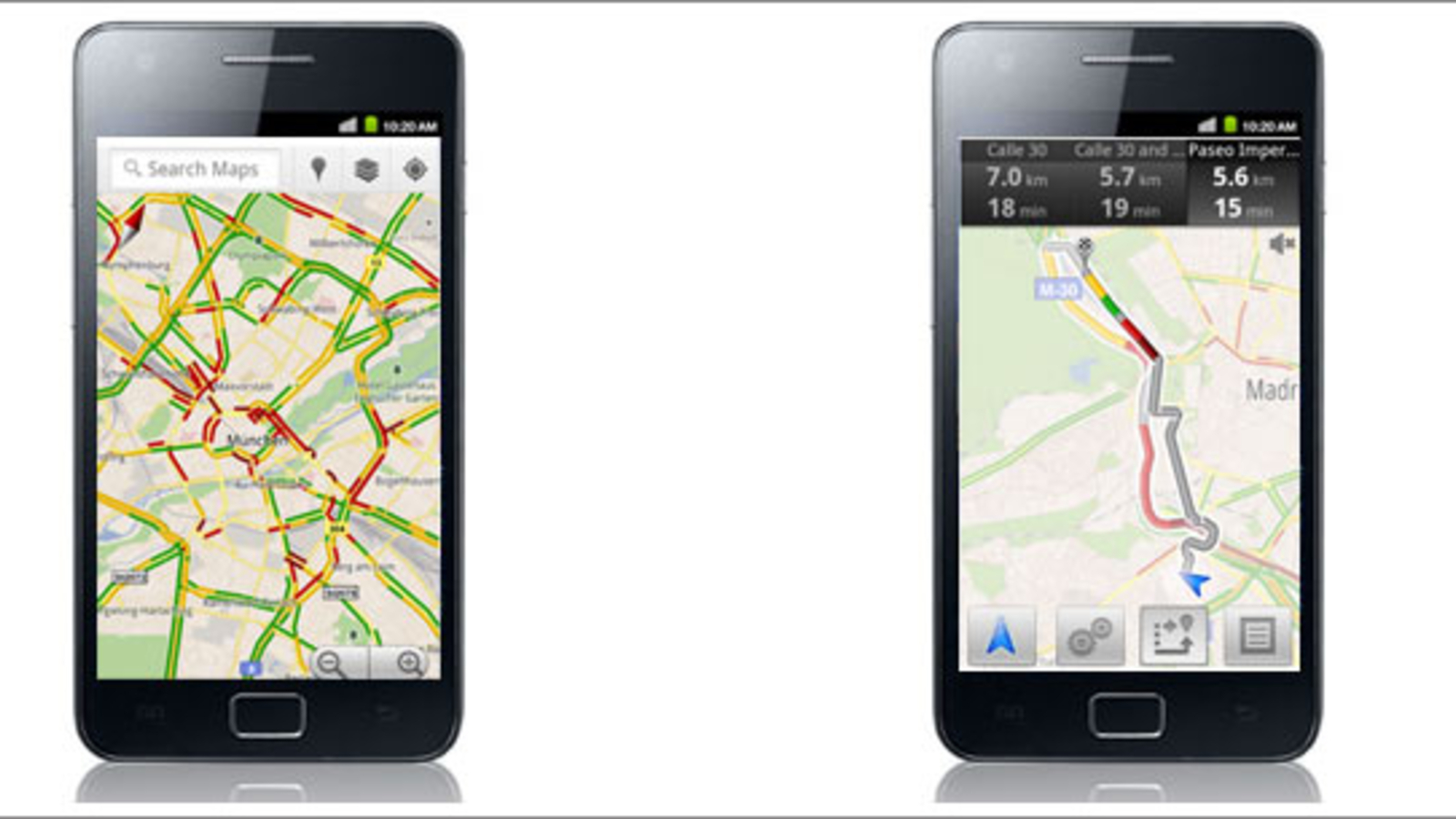 Google Maps mit Echtzeit-Verkehrsinfos startet in Österreich