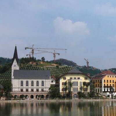 So sieht die Kopie von Hallstatt in China aus - oe24.at