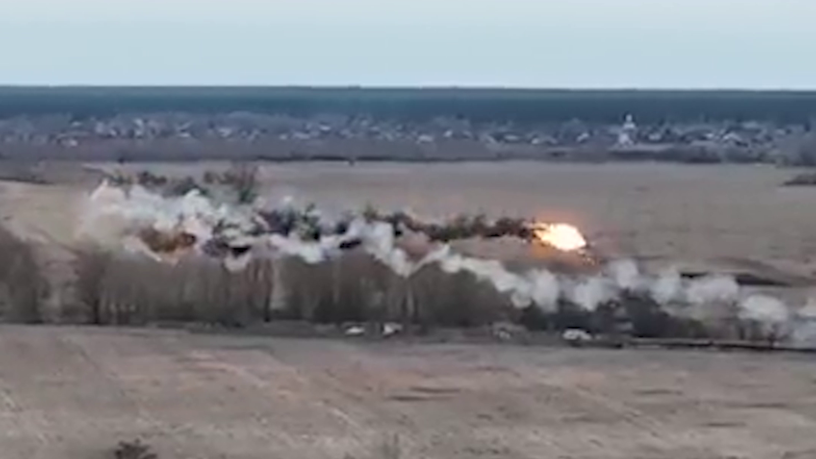 Video zeigt Abschuss von russischem Helikopter