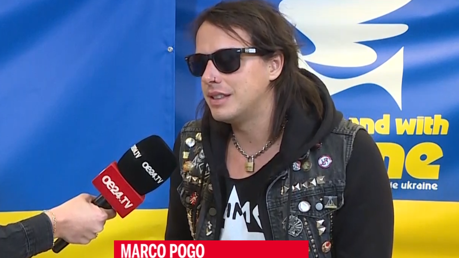 "We stand with Ukraine": Marco Pogo im Interview - oe24.at