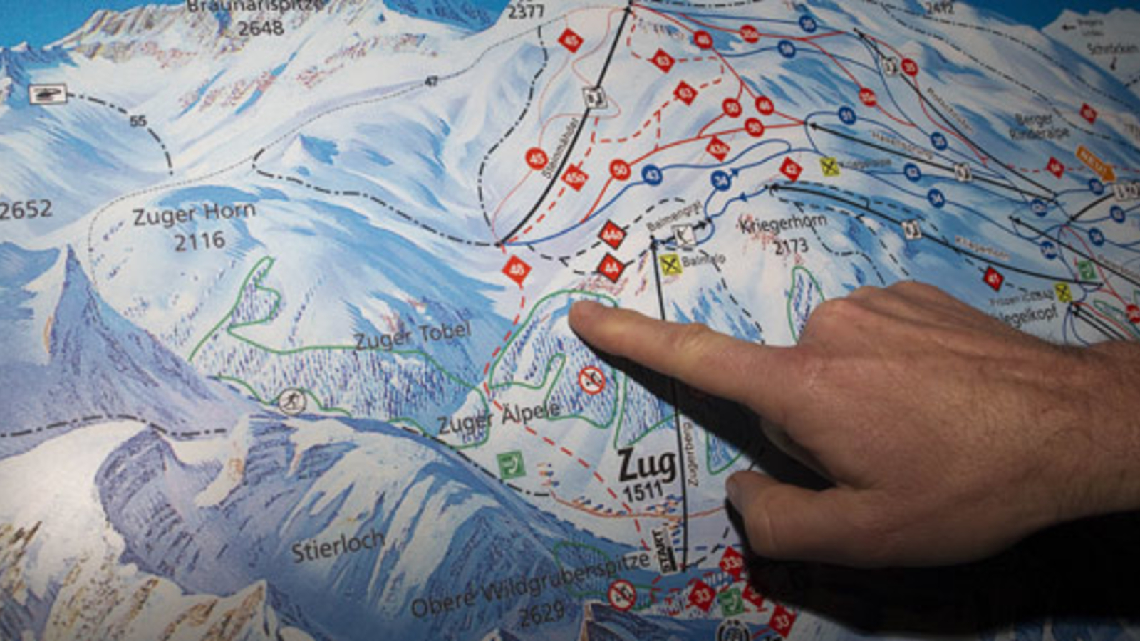 Hier wurde Prinz Johan-Friso verschüttet