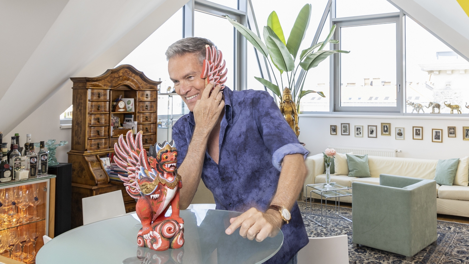 Alfons Haiders Schowbiz-Oase über den Dächern Wiens - oe24.at