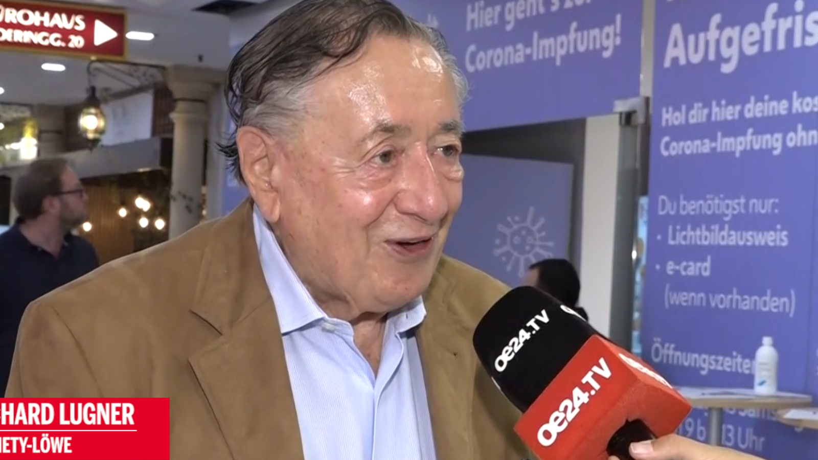 Richard Lugner über Impfen, Marokko-Urlaub & Energie sparen - oe24.at