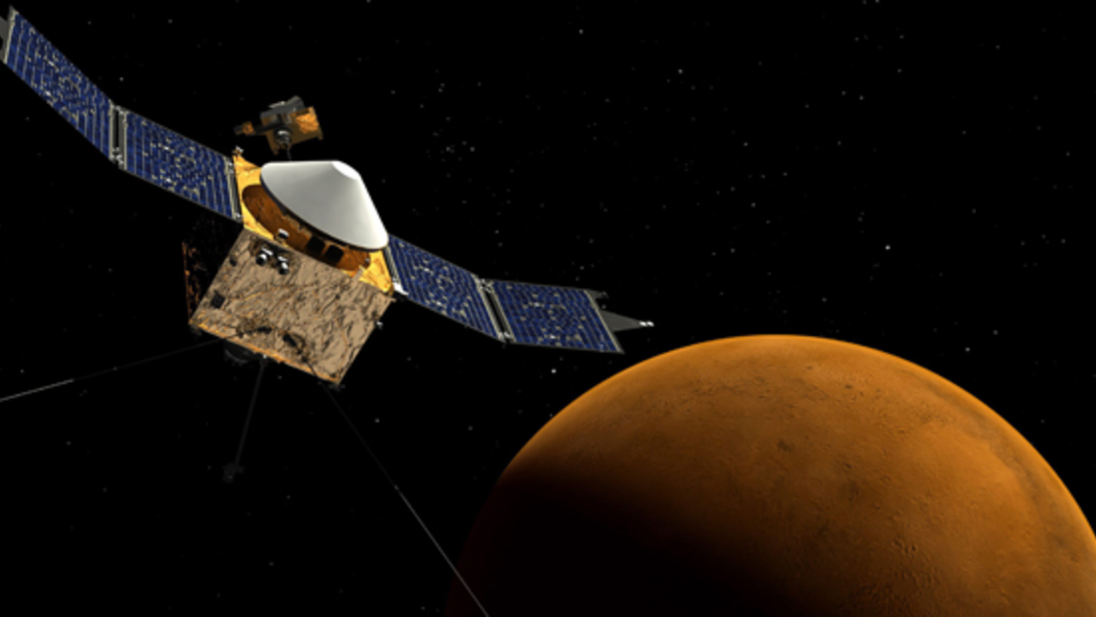 Raumsonde "Maven" erreicht den Mars FOTO VIDEO