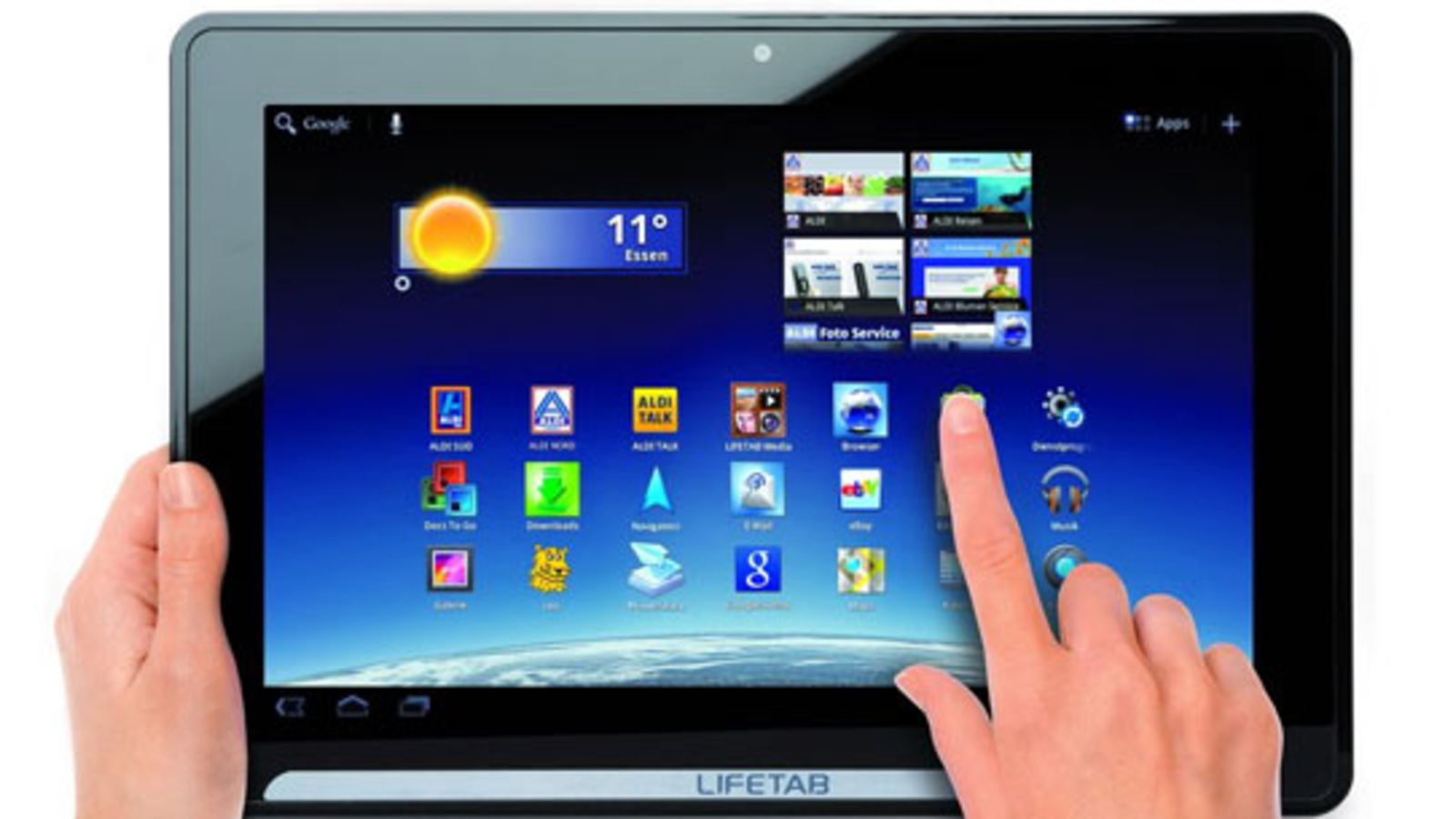 Hofer bringt Android-Tablet Lifetab um 349 Euro