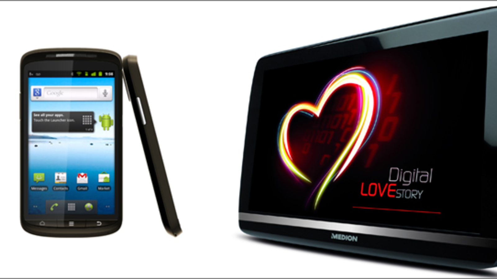 Medion Tablet-PC Lifetab & Smartphone mit Android