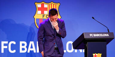 Pressekonferenz: Messi nimmt Abschied von Barca