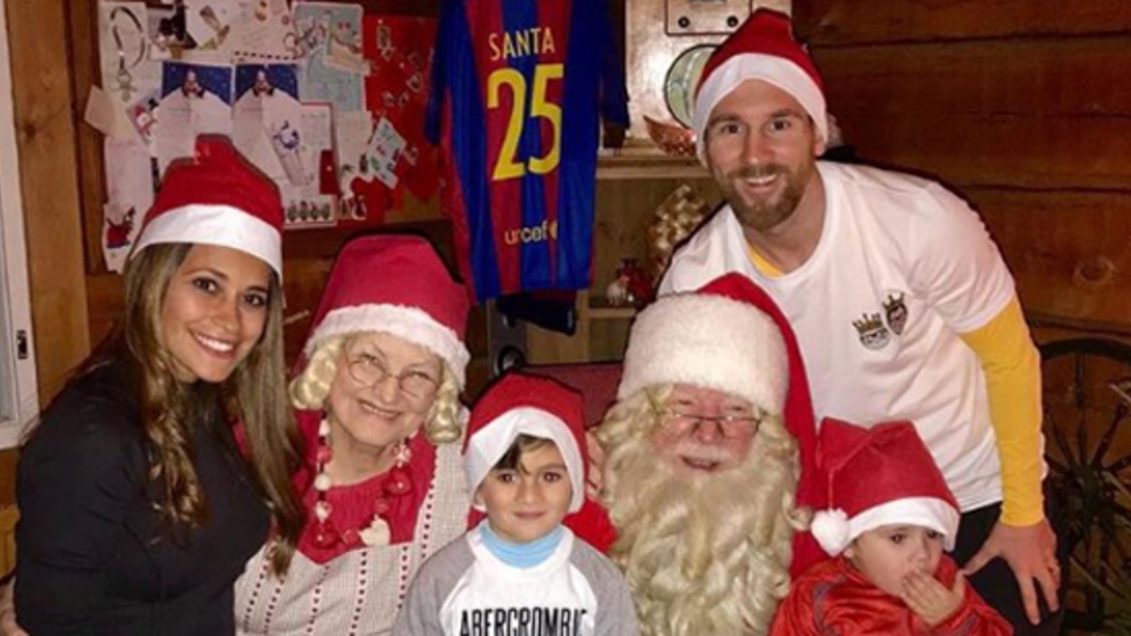 Xmas: So feierten Ronaldo, Messi & Co