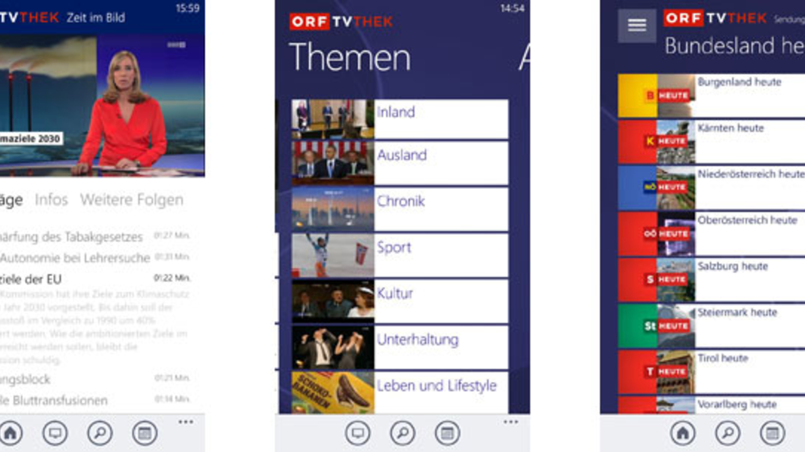 ORF bringt TVthek-App für Windows Phone