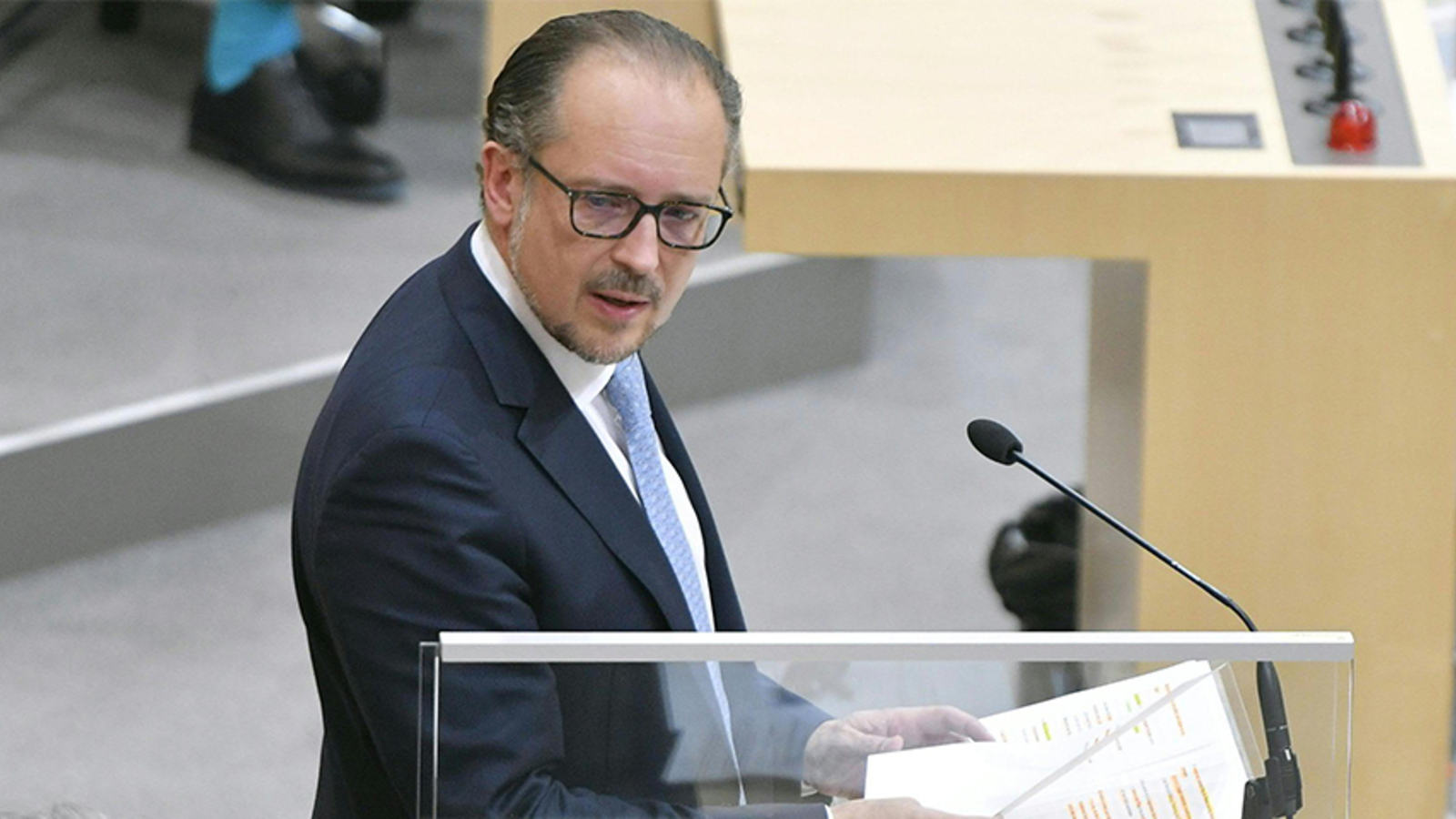 Schallenberg tadelt Opposition in Blitz-Erklärung