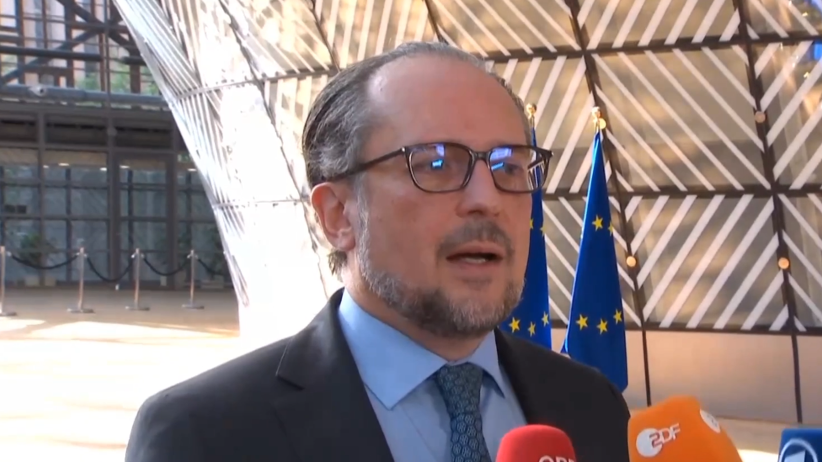 Schallenberg beim EU-Aussenministertreffen - oe24.at